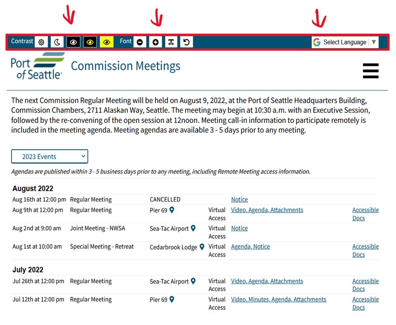 How to Engage with the Port of Seattle Commission